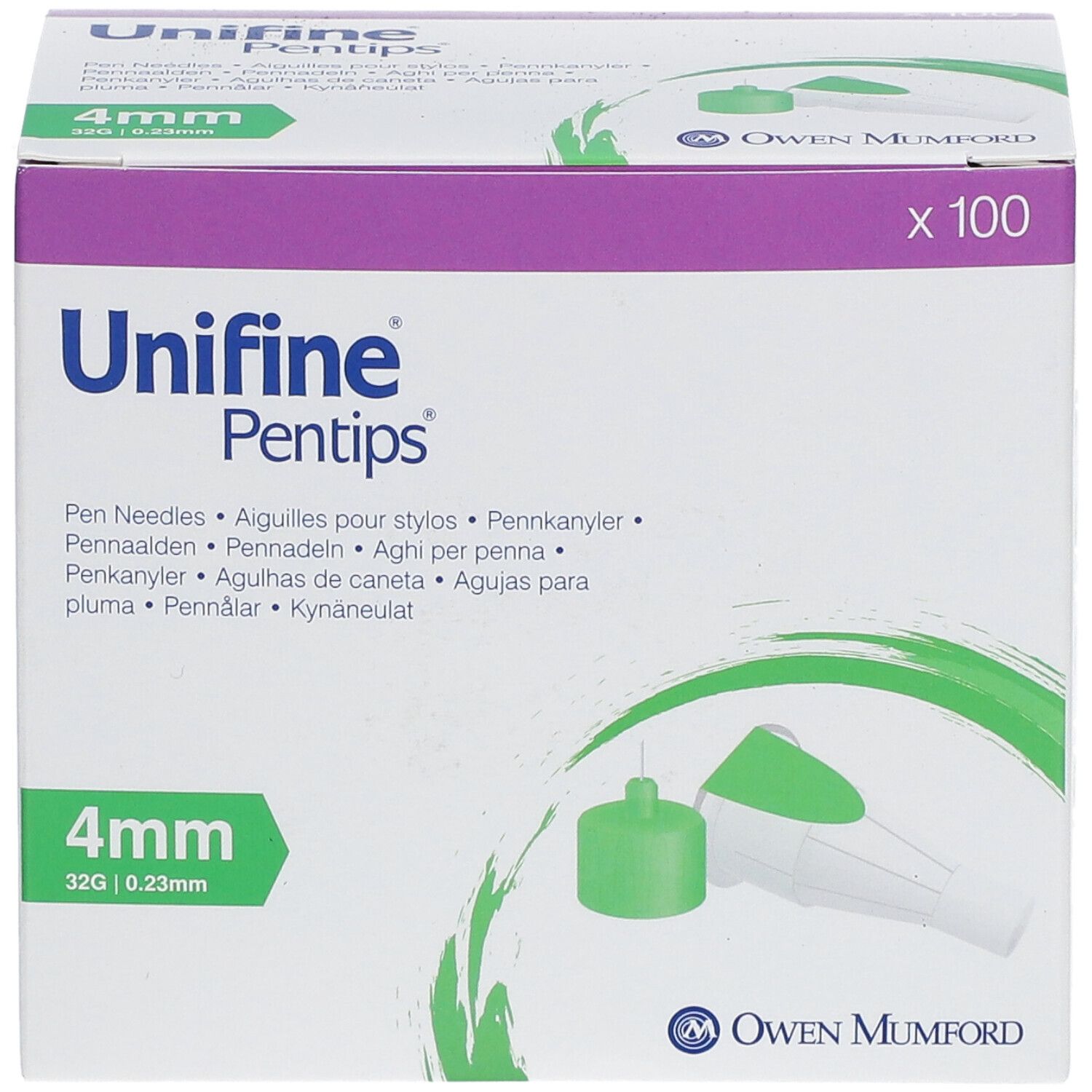 Unifine® Pentips® Pennadeln 4 mm 100 St - Redcare Apotheke