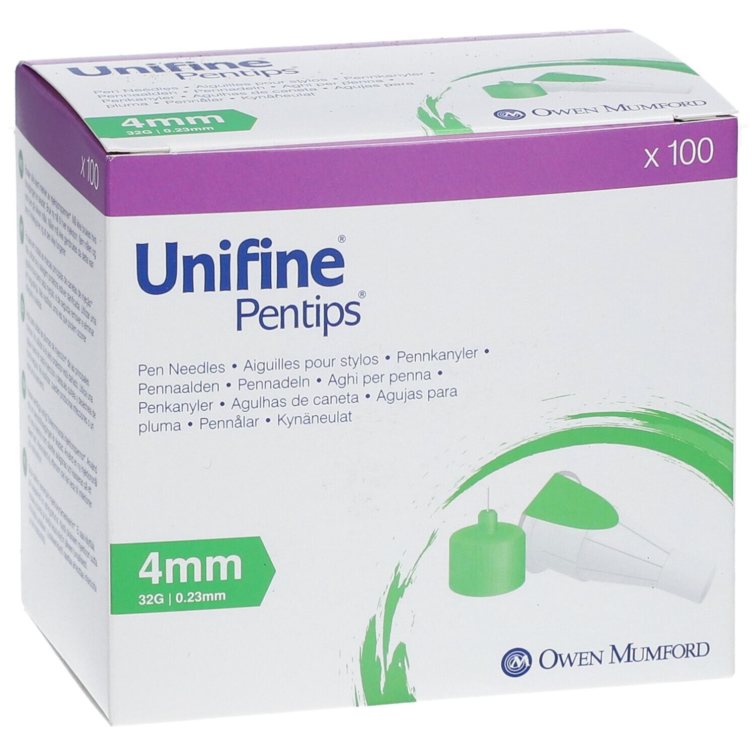 Unifine® Pentips® Pennadeln 4 mm 100 St - Redcare Apotheke