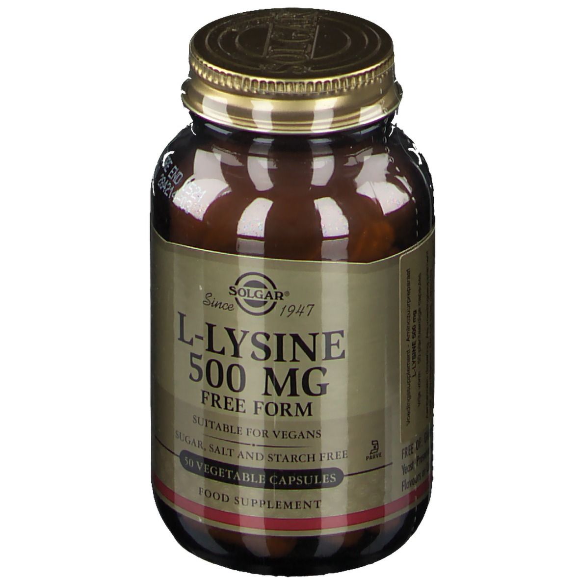 Solgar® L-Lysine 500 mg 50 St - Redcare Apotheke