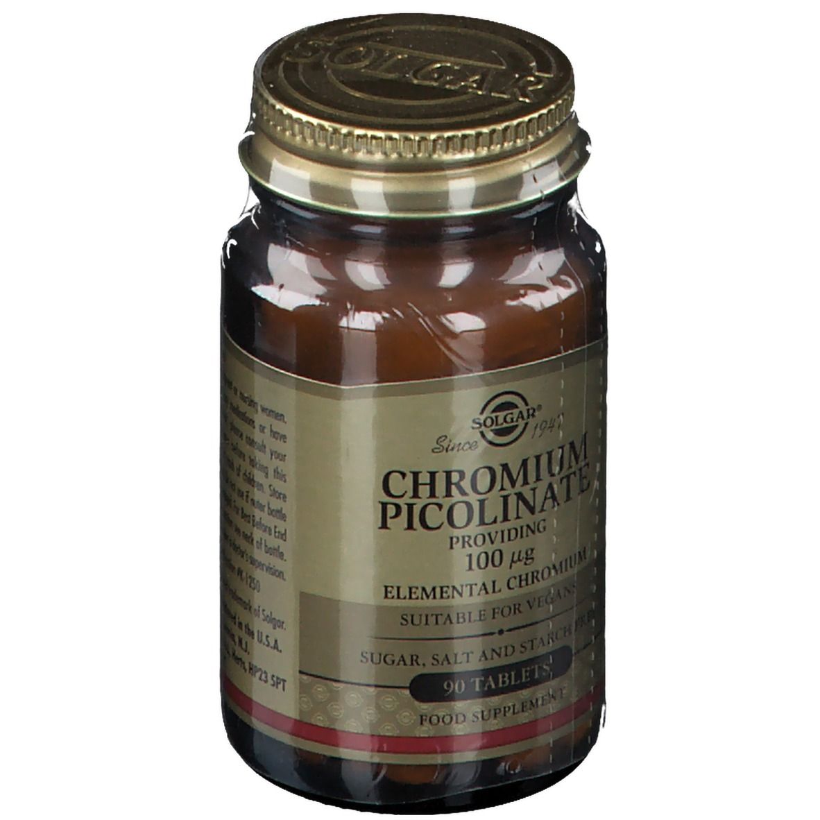 Solgar® Chromium Picolinate 100 µg 90 St - Redcare Apotheke