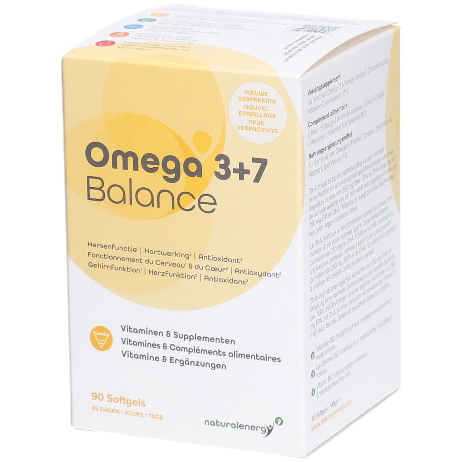 Natural Energy Omega 3+7 Balance 90 St - Redcare Apotheke