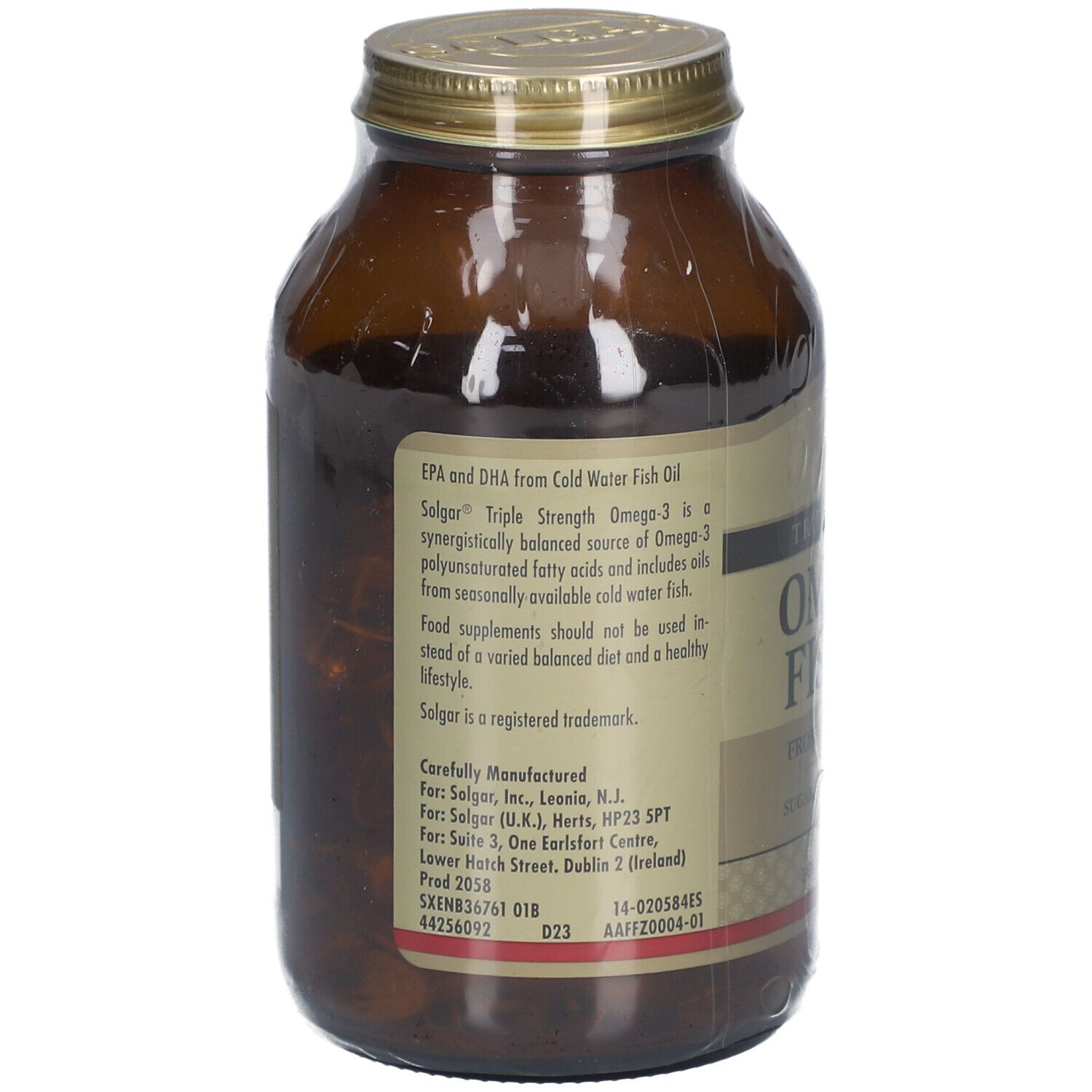 Solgar® Omega 3 Fischöl Konzentrat 100 St Redcare Apotheke