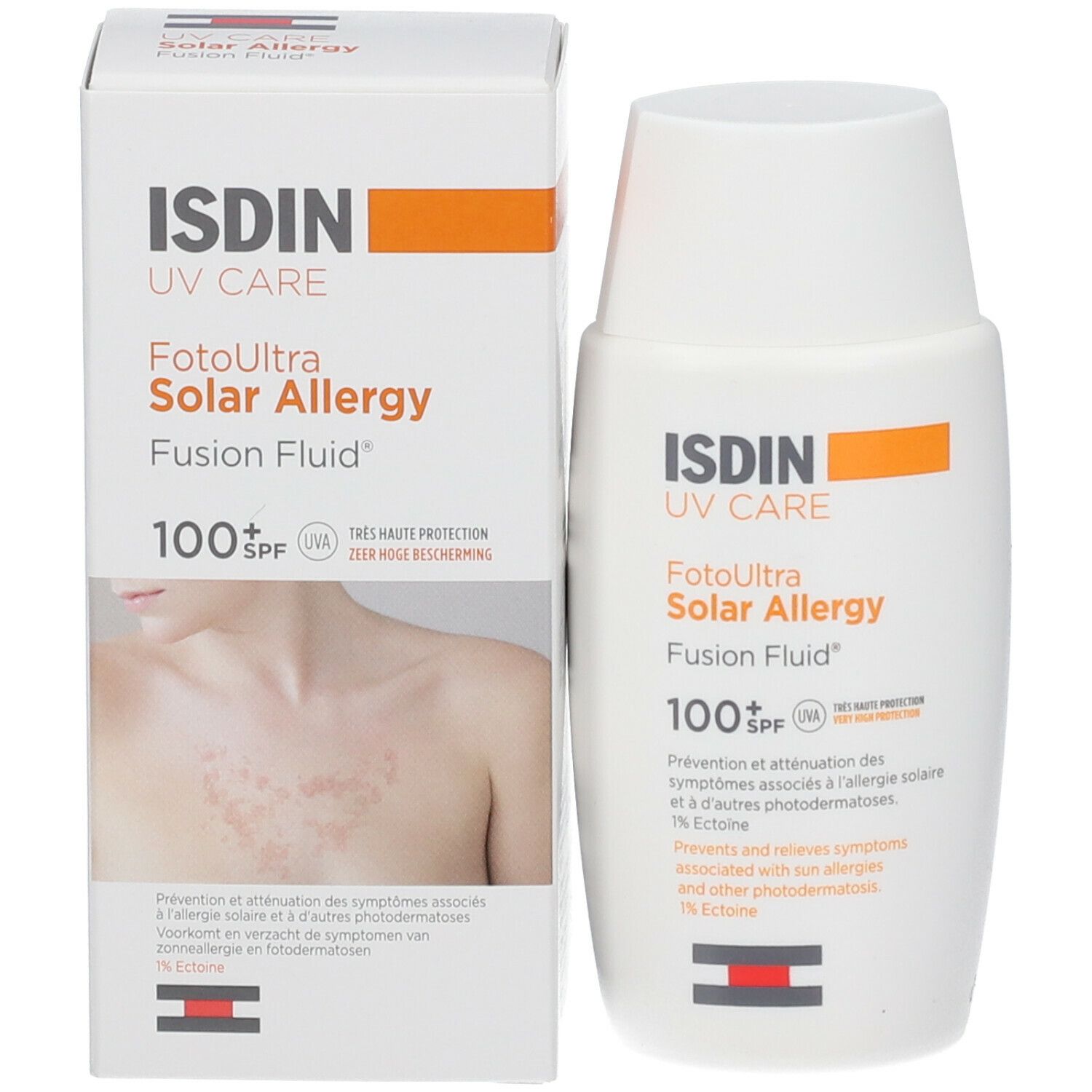 ISDIN UV Care FotoUltra Solar Allergy Fusion Fluid® SPF 100+ 50 ml ...