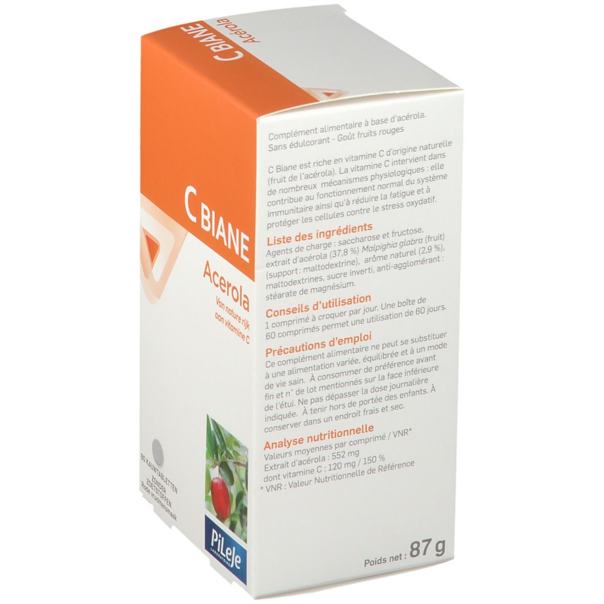 C BIANE Acerola 60 St - Redcare Apotheke