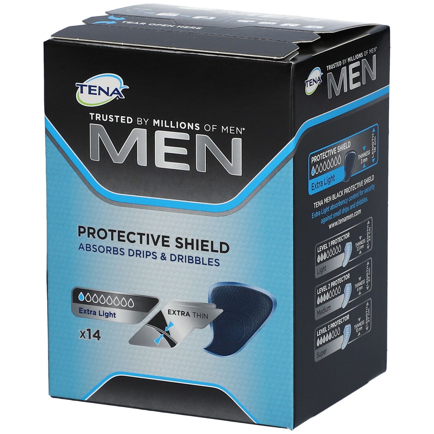 TENA Men Protective Shield Extra Light 14 St - Redcare Apotheke