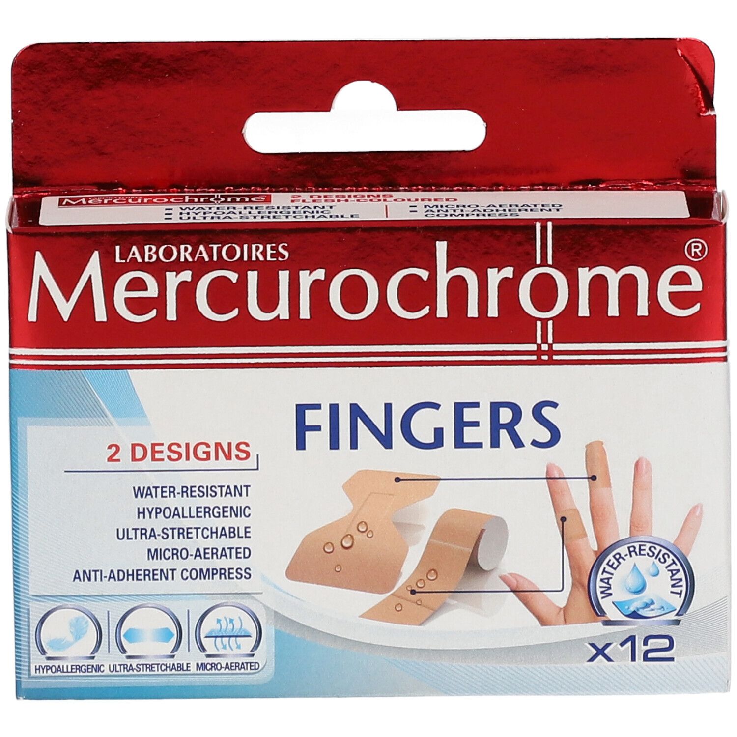 Mercurochrome® FINGERS Pflaster 12 St - Redcare Apotheke