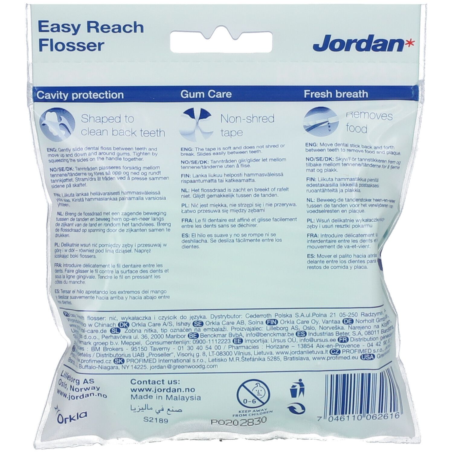 Jordan Easy Rich Flosser Fil dentaire 25 pc(s) - Redcare Apotheke