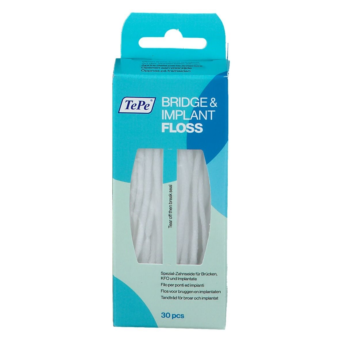 TePe® BRIDGE & IMPLANT FLOSS 30 pc(s) - Redcare Apotheke