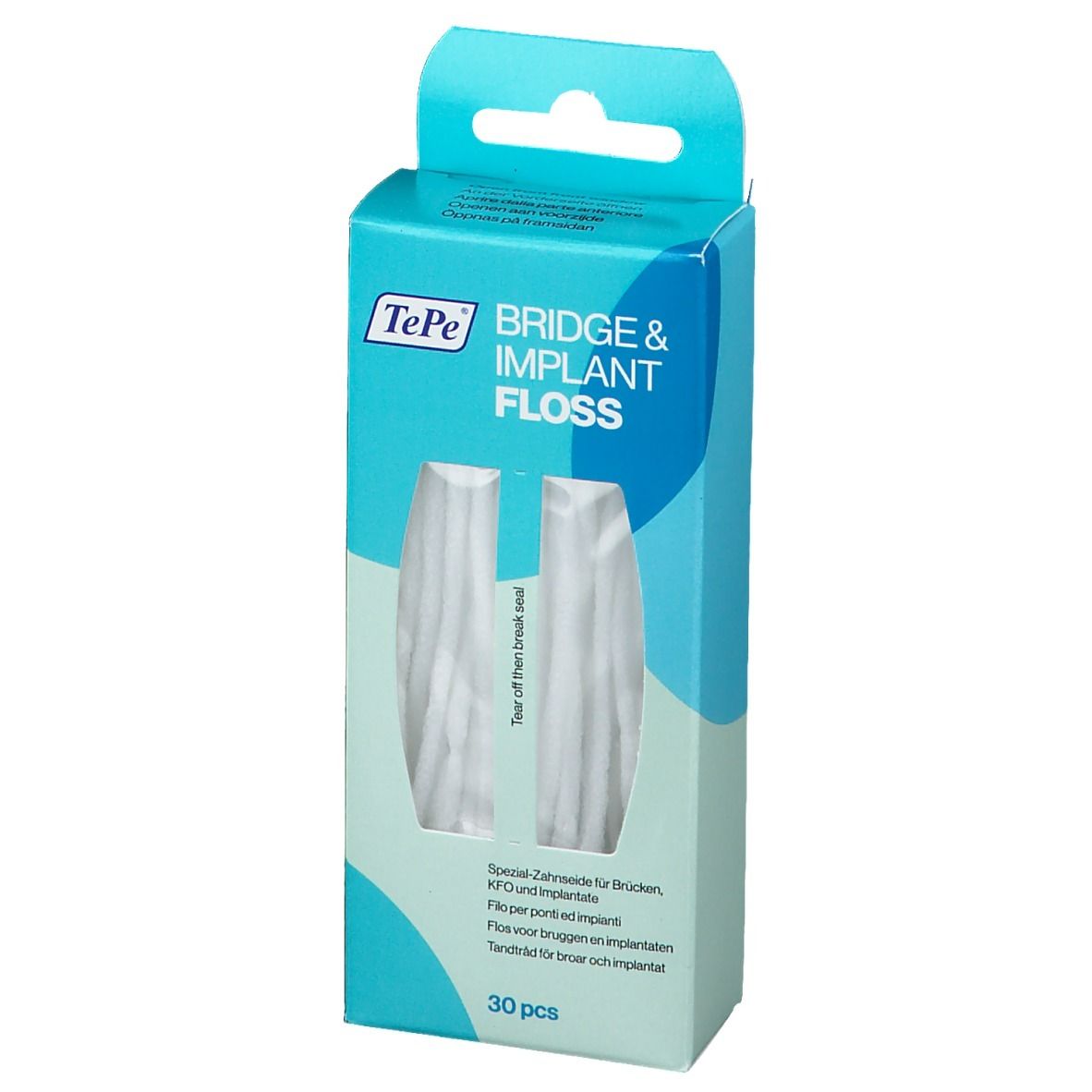 TePe® BRIDGE & IMPLANT FLOSS 30 pc(s) - Redcare Apotheke