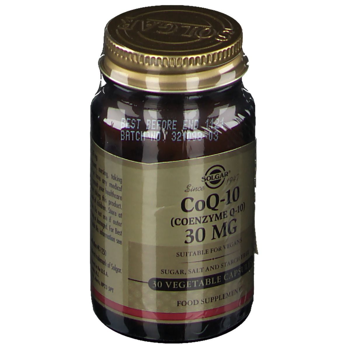 Solgar® Co-Enzyme Q-10 30 mg 30 pc(s) - Redcare Apotheke