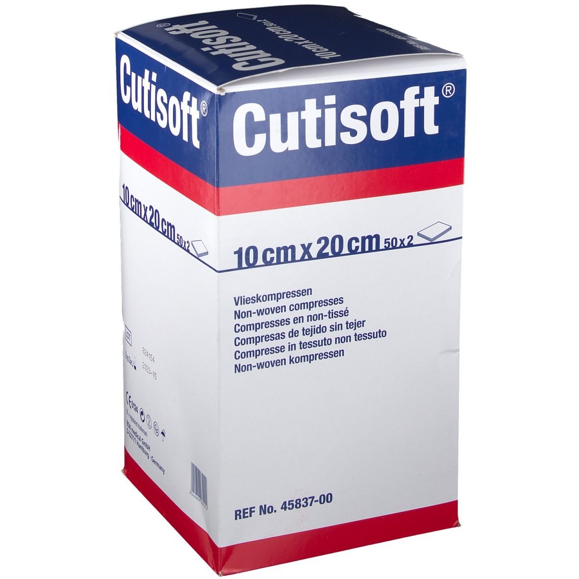 Cutisoft® Cotton steril 10 cm x 20 cm 100 St - Redcare Apotheke