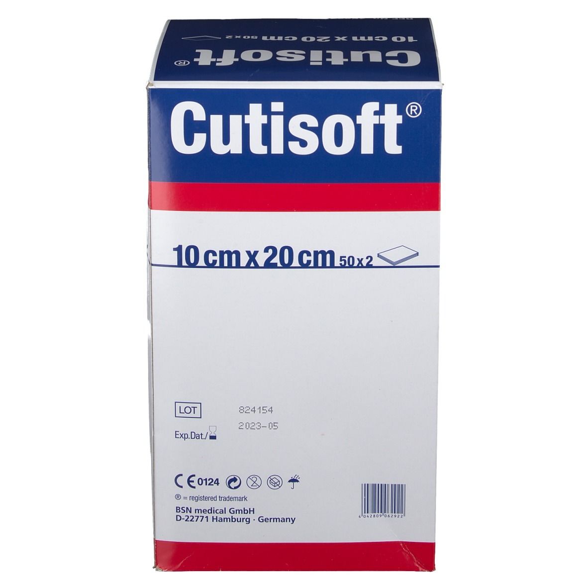 Cutisoft Cotton Stérile 10x20cm 100 pc(s) - Redcare Apotheke