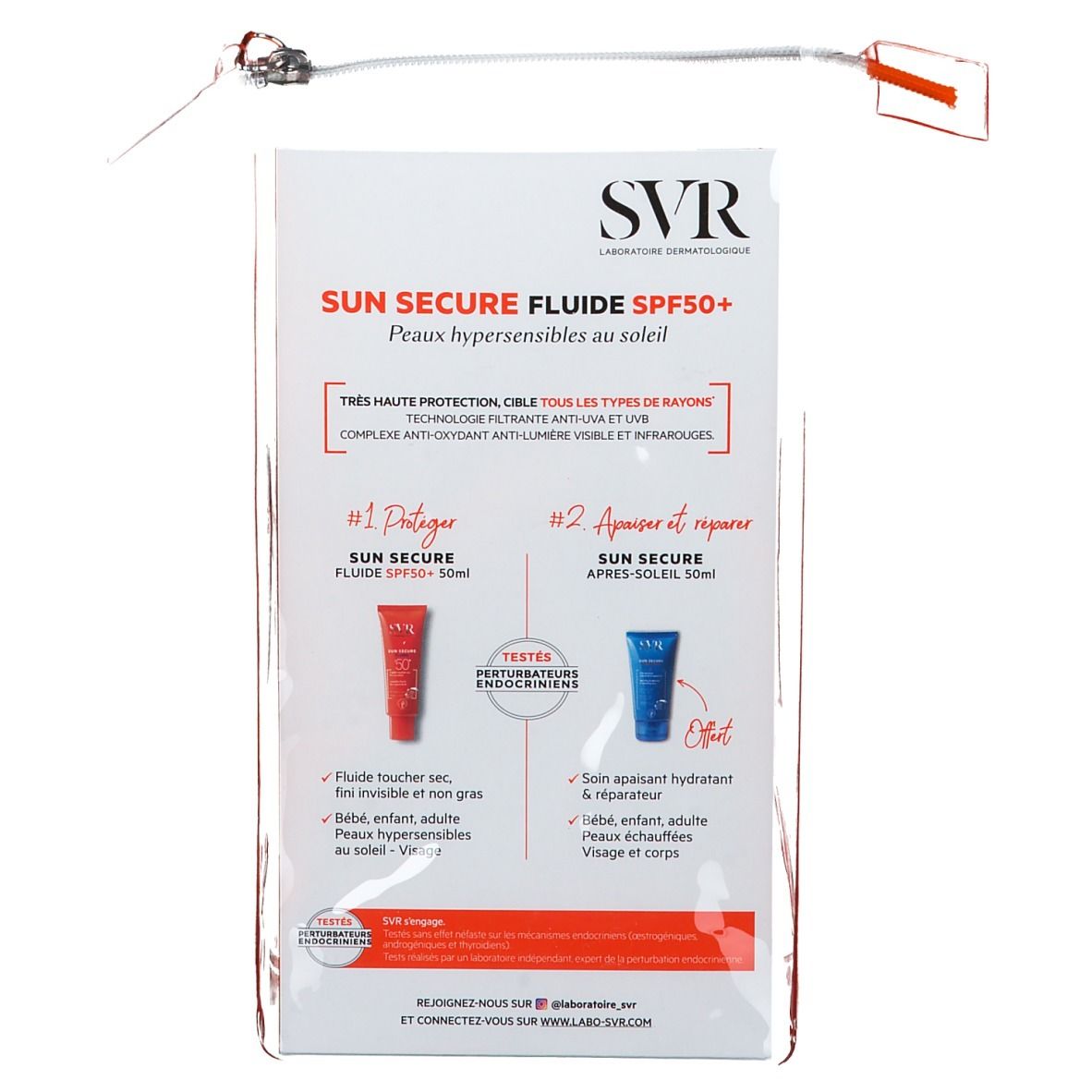 SVR SUN SECURE Fluide SPF 50+ + After Sun 1 St - Redcare Apotheke
