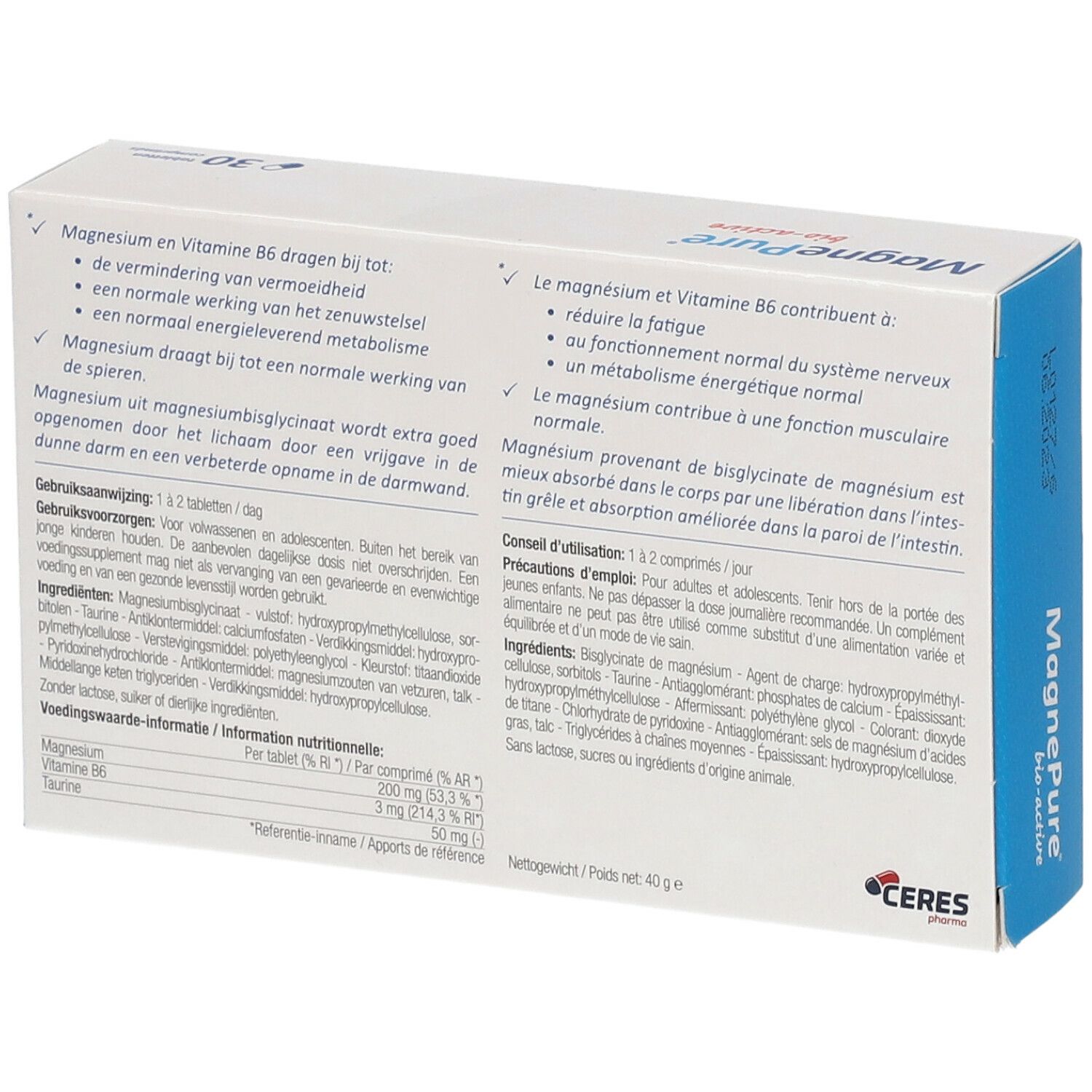 MagnePure Bio-Aktiv 200 mg 30 St - Redcare Apotheke