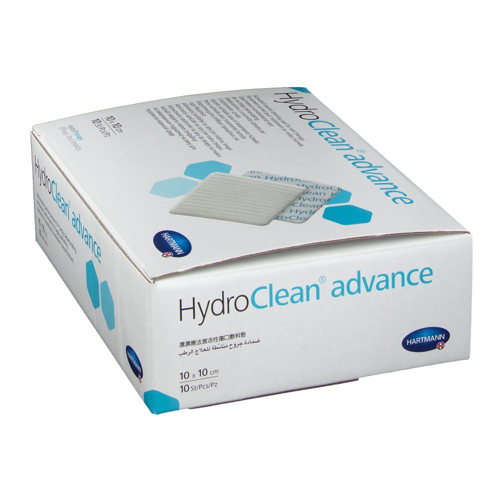 HydroClean® advance 10 x 10 cm 10 St - Redcare Apotheke