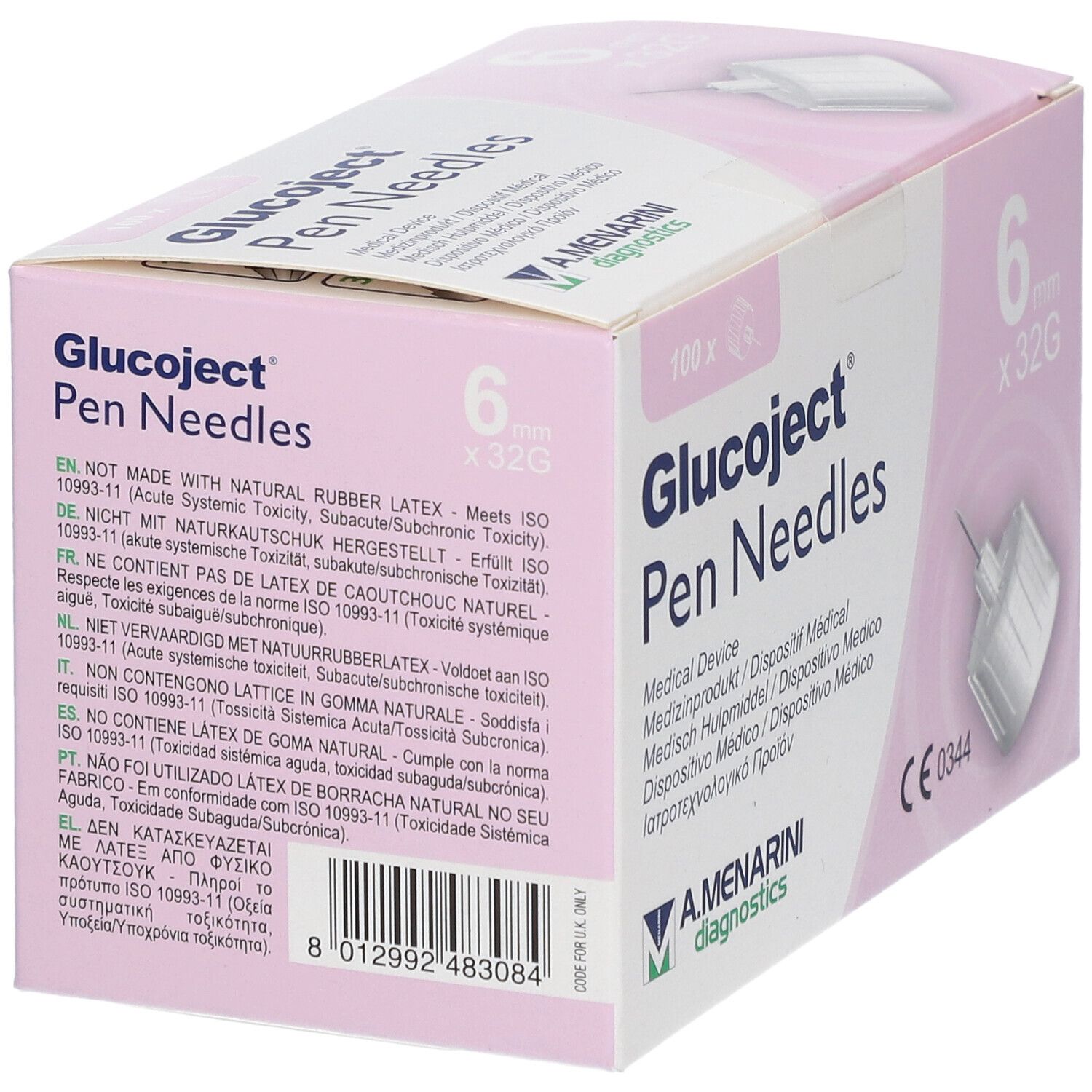 Glucoject® Pen Nadeln 6 mm 32G 100 St - Redcare Apotheke