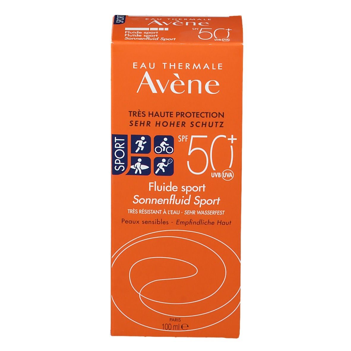 Eau Thermale Avène Fluide Sport SPF 50+ 100 ml - Redcare Apotheke