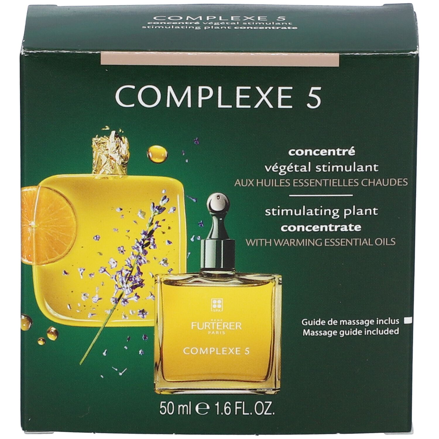 René Furterer Complexe 5 Concentré Végétal Stimulant 50 ml - Redcare ...