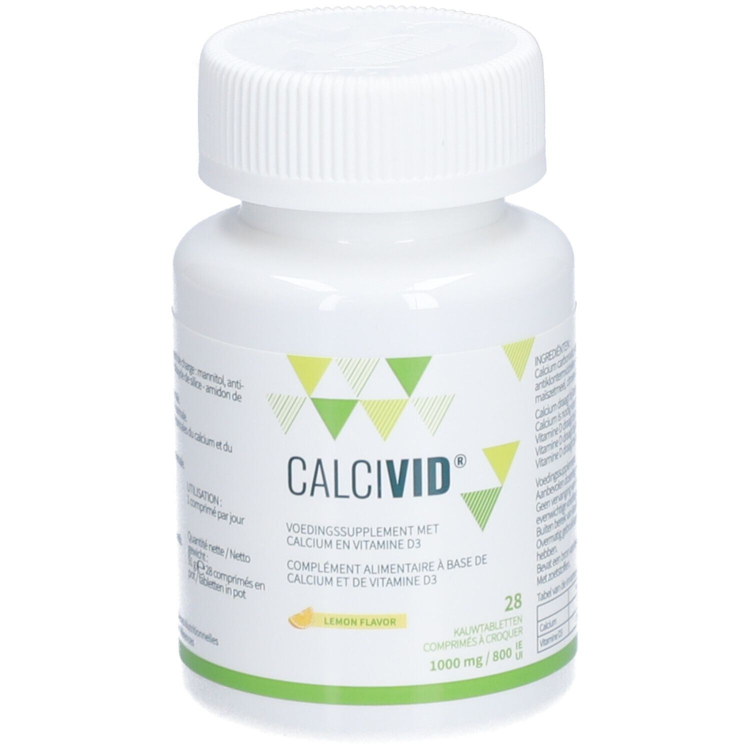Calcivid Chew 1000mg / 800IE Zitrone 28 St - Redcare Apotheke