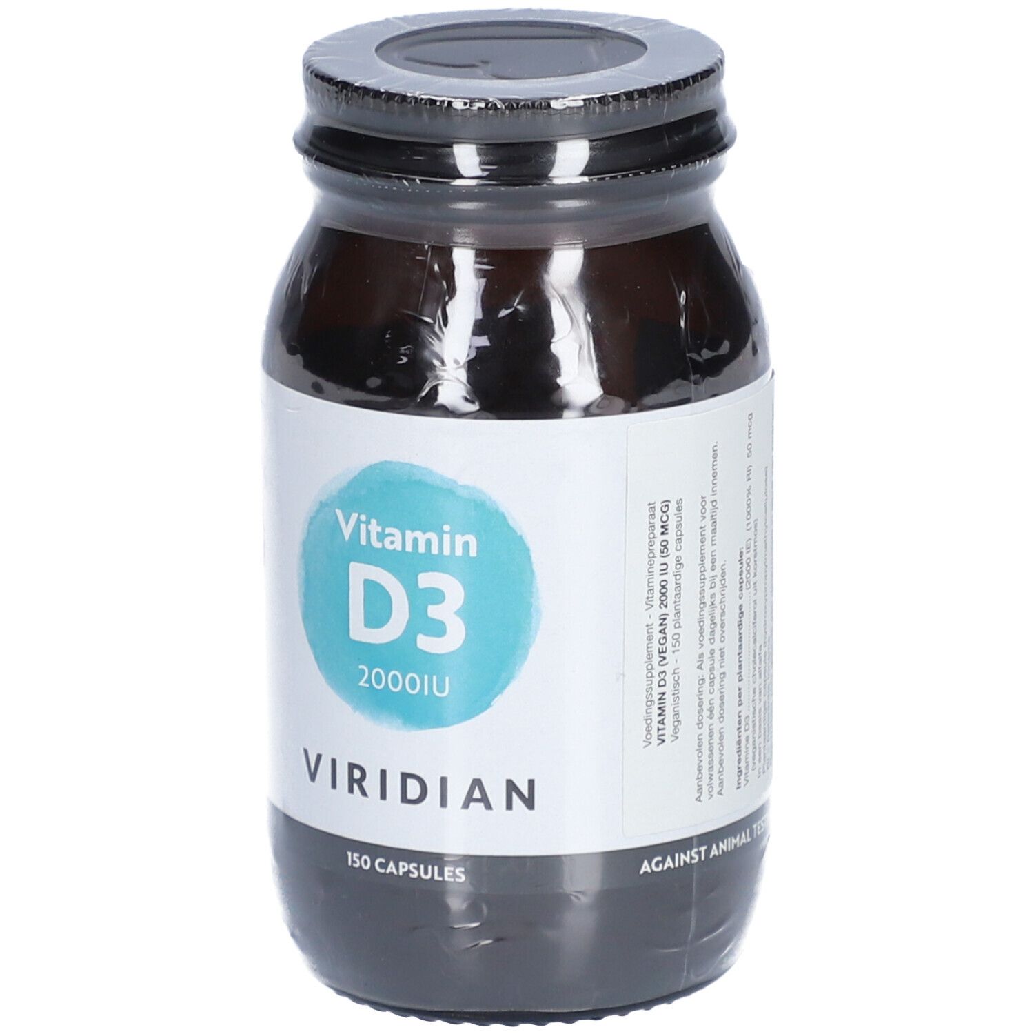 Viridian Vitamin D3 (Vegan) 2000 IU (50 mcg) 150 caps 150 St - Redcare Apotheke