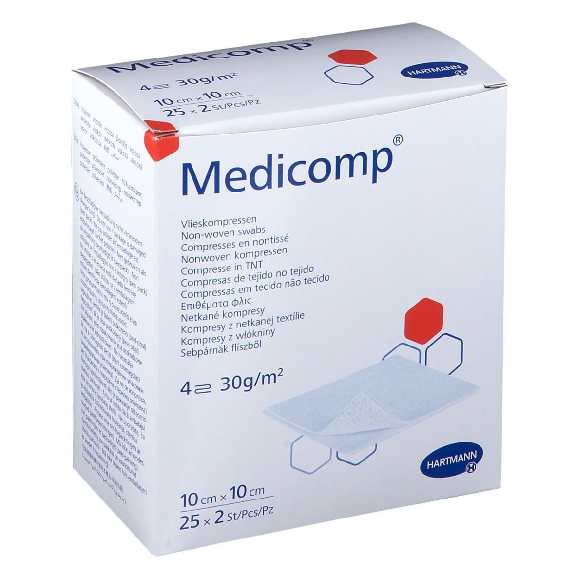 HARTMANN Medicomp® steril 10 x 10 cm 25x2 St - Redcare Apotheke