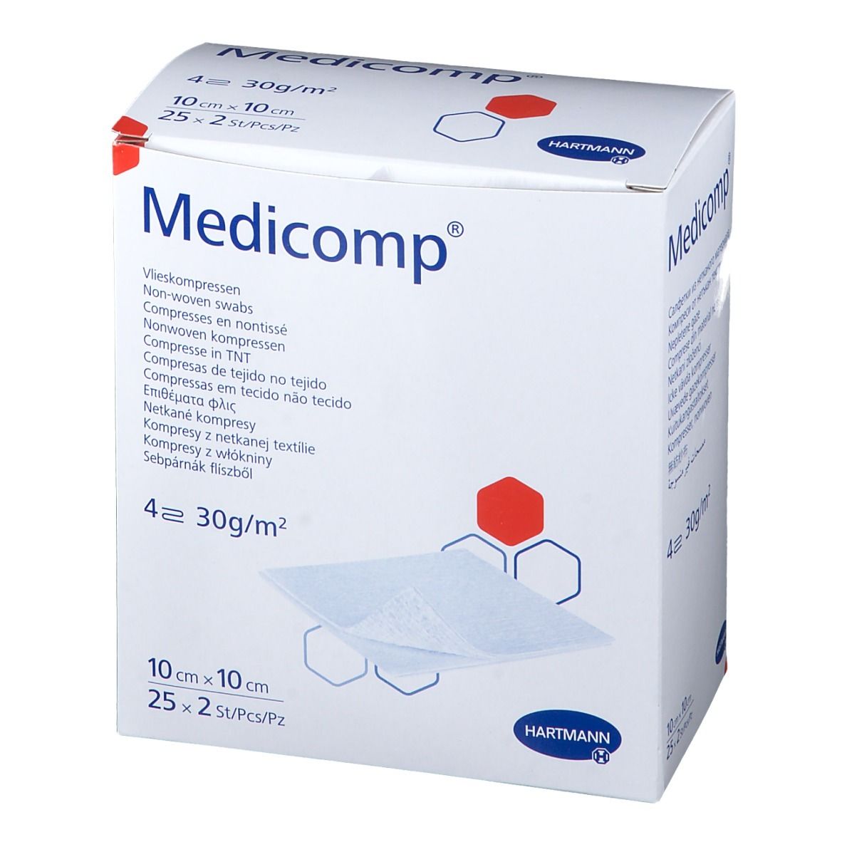 HARTMANN Medicomp® steril 10 x 10 cm 25x2 St - Redcare Apotheke