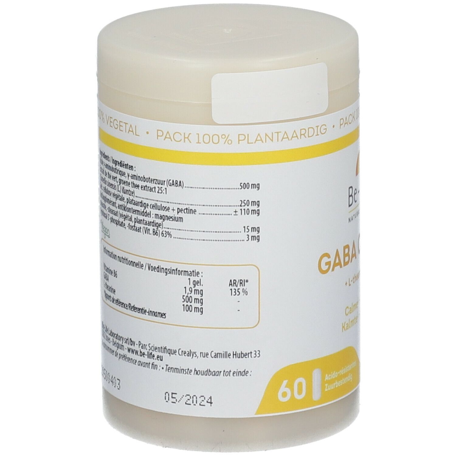 Be-Life GABA Complex + L-Theanin + Vitamin B6 60 St - Redcare Apotheke