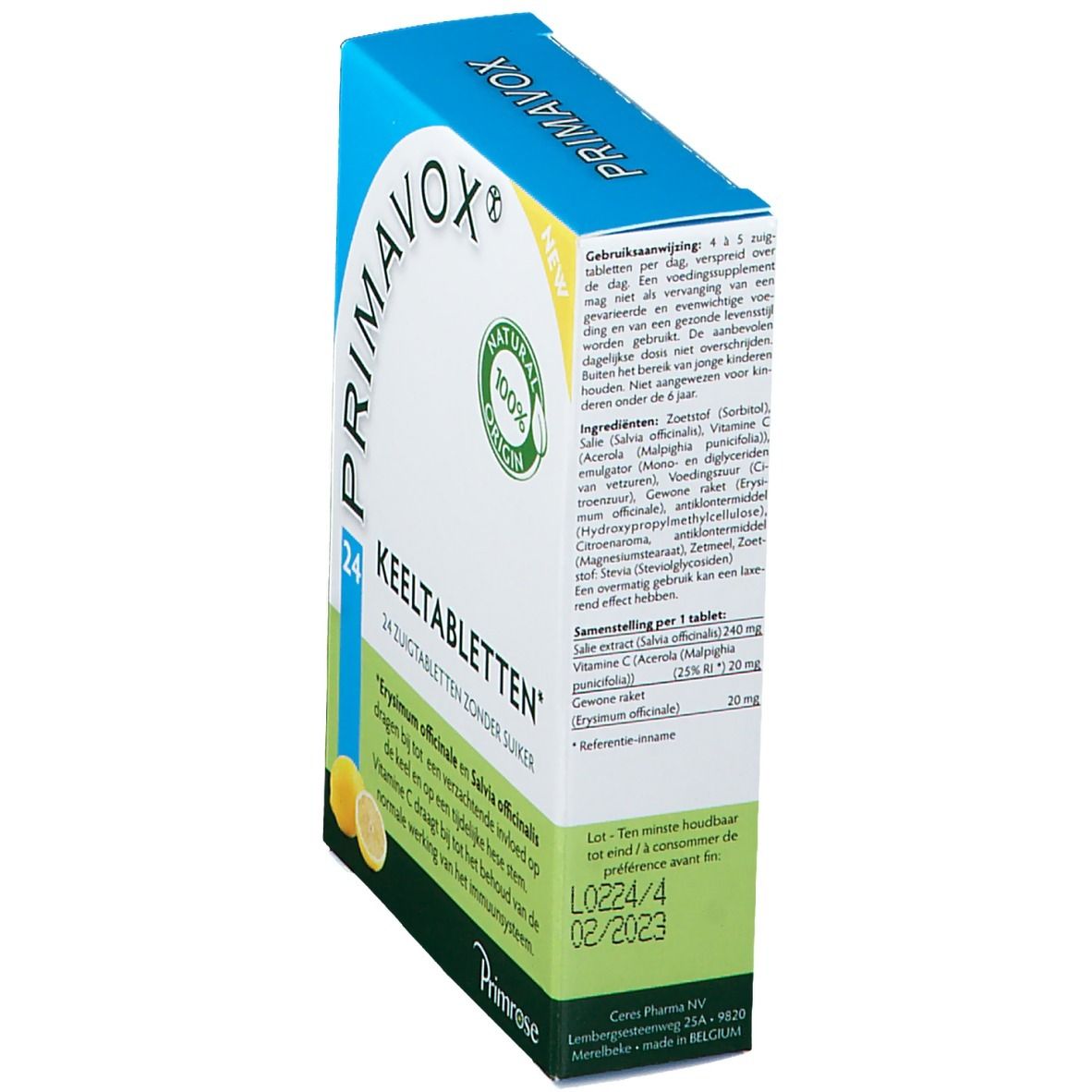 Primrose PRIMAVOX® Comprimés pour la gorge 24 pc(s) - Redcare Apotheke