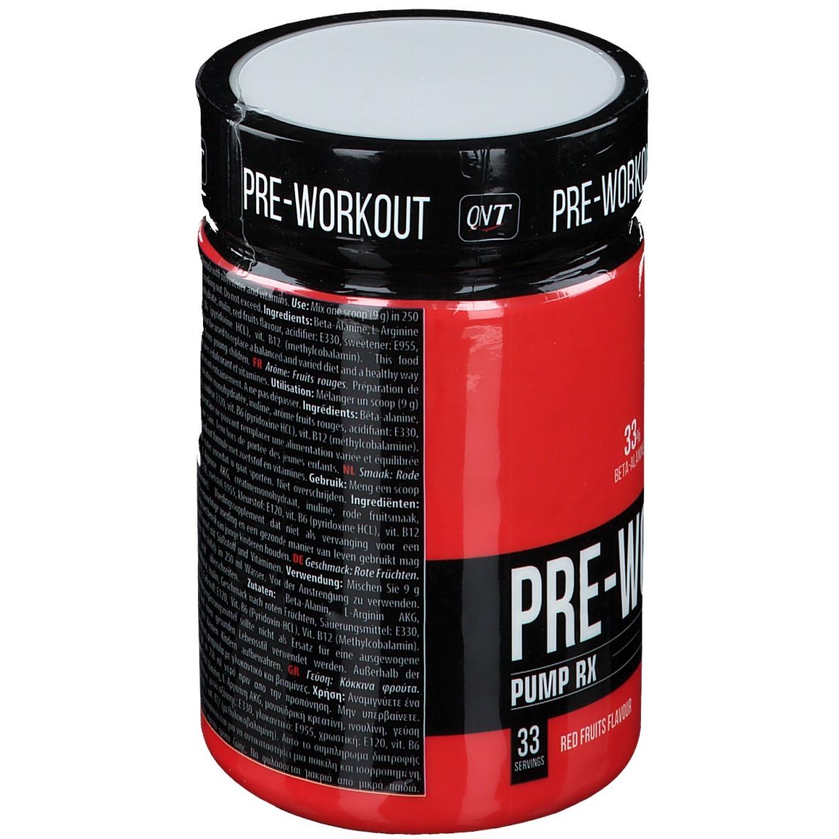 QNT PRE-WORKOUT Extra Concentrated Red Fruits 300g 300 g - Redcare Apotheke