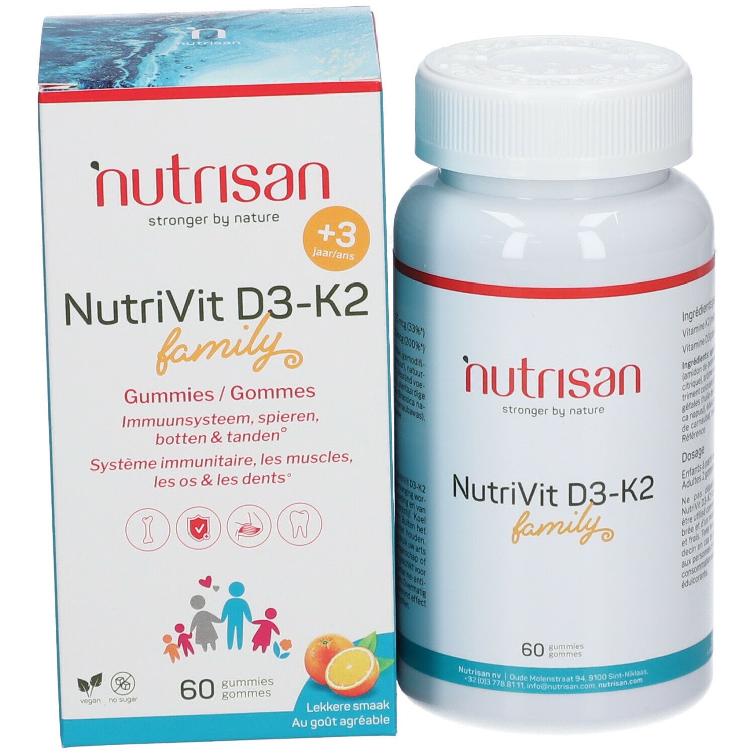 nutrisan NutriVit D3-K2 Family 60 pc(s) - Redcare Apotheke