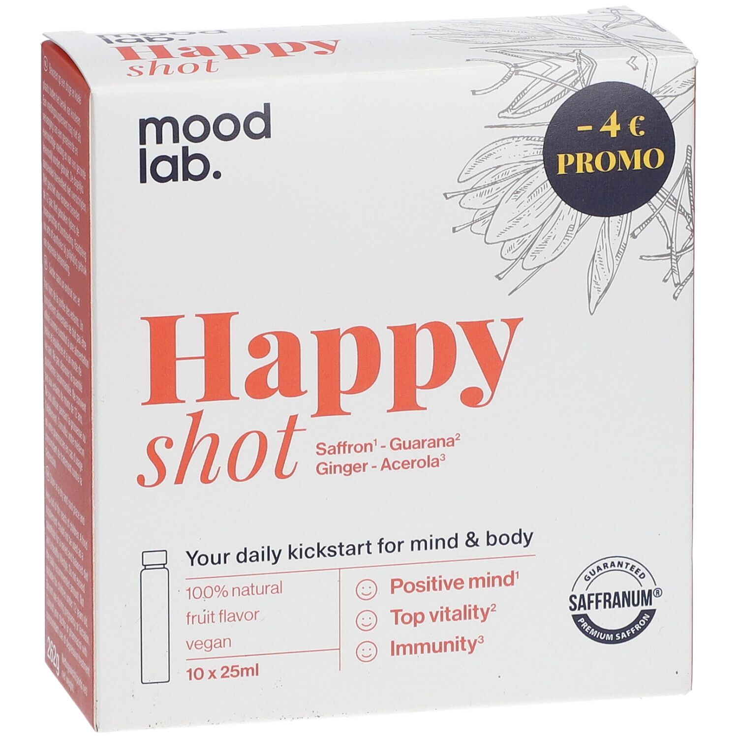 MOODLAB Happy Shot 10x25 ml - Redcare Apotheke