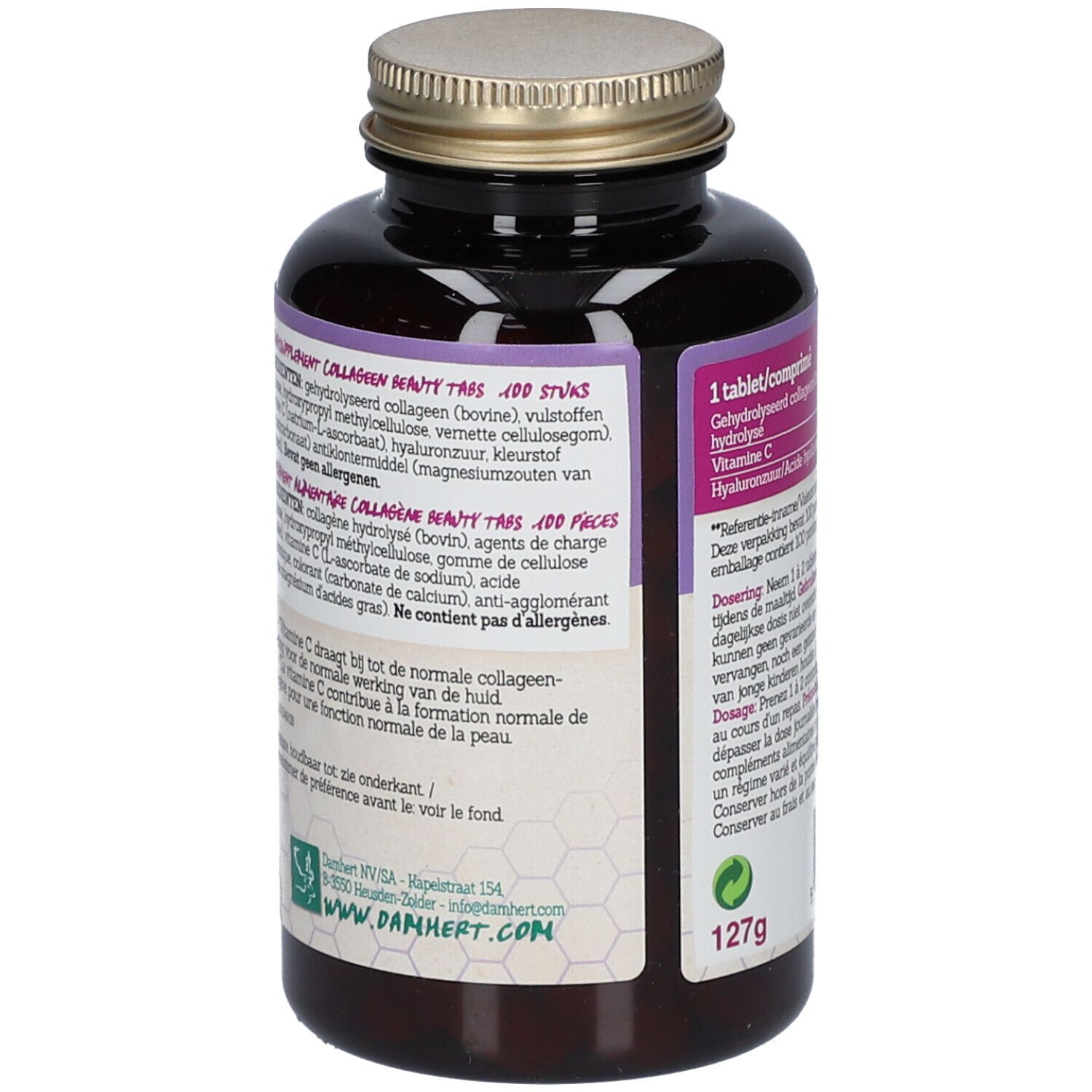 Damhert Wellbeing Collagen Beauty Tabs 130 g - Redcare Apotheke