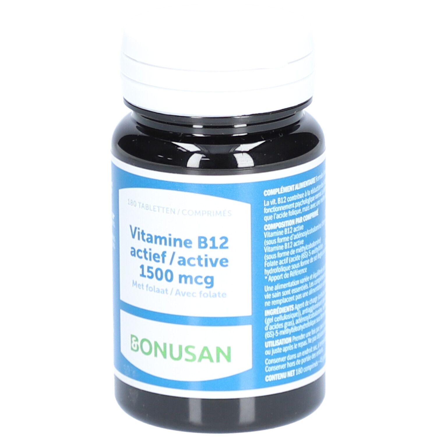 BONUSAN Vitamin B12 Aktiv 1500 mcg 180 St - Redcare Apotheke