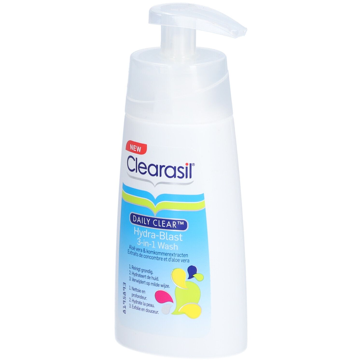 Clearasil Daily Clear Hydra-Blast 3-in-1 Wash - Gel Nettoyant 150 ml ...