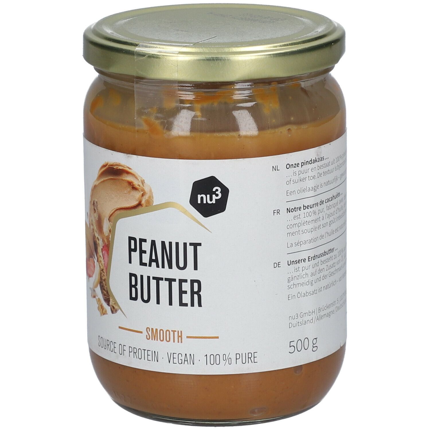 Nu3 Erdnussbutter Smooth 500 G Redcare Apotheke