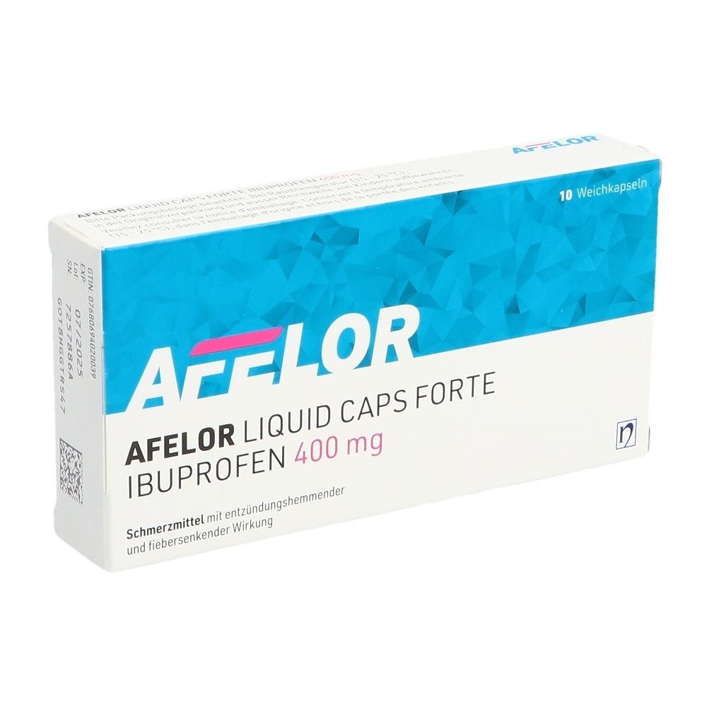 AFELOR Liquid Caps forte 400 mg 10 Stk - Redcare Apotheke