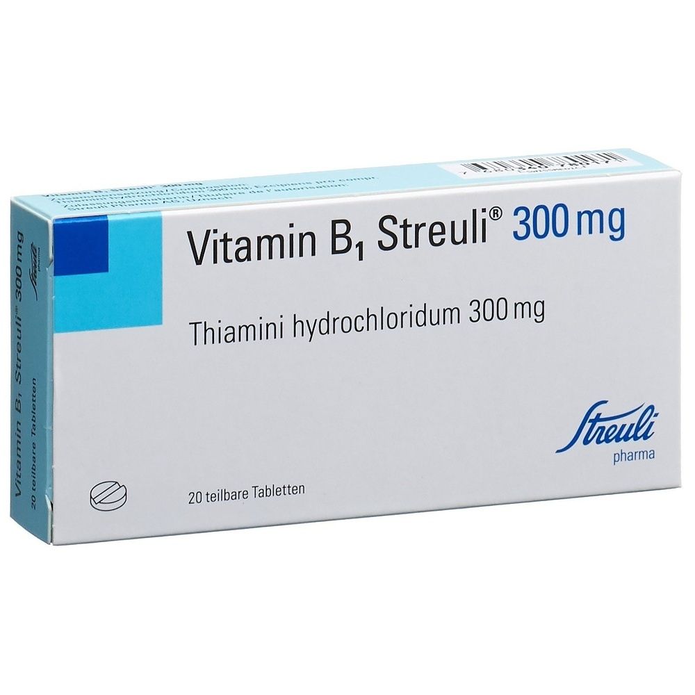 VITAMIN B1 Streuli Tabl 300 mg 20 Stk - Redcare Apotheke