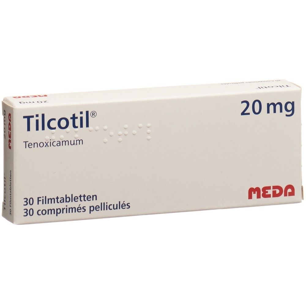 TILCOTIL Filmtabl 20 mg 30 Stk 30 St - Redcare Apotheke