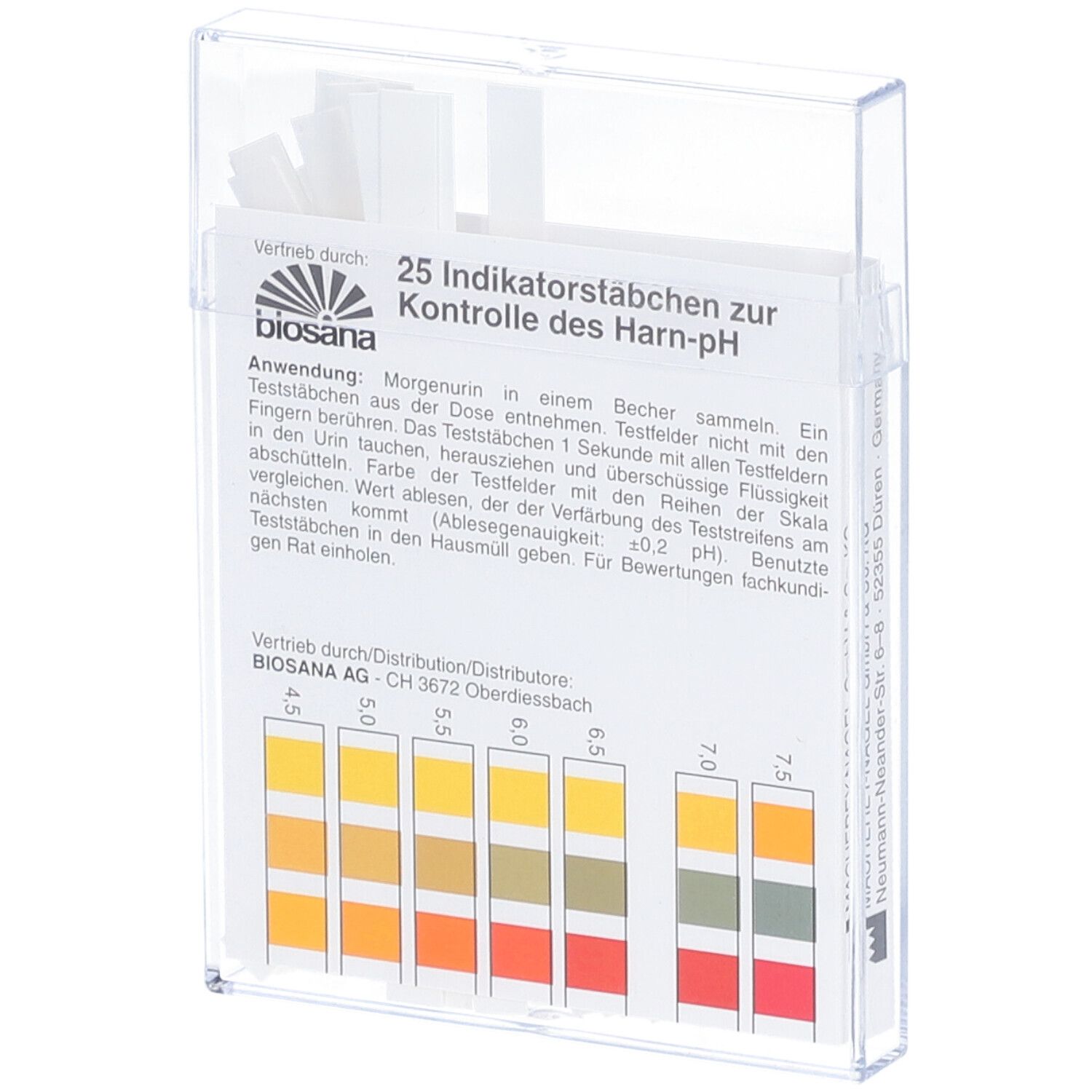 BIOSANA Urin-PH-Test 25 St - Redcare Apotheke