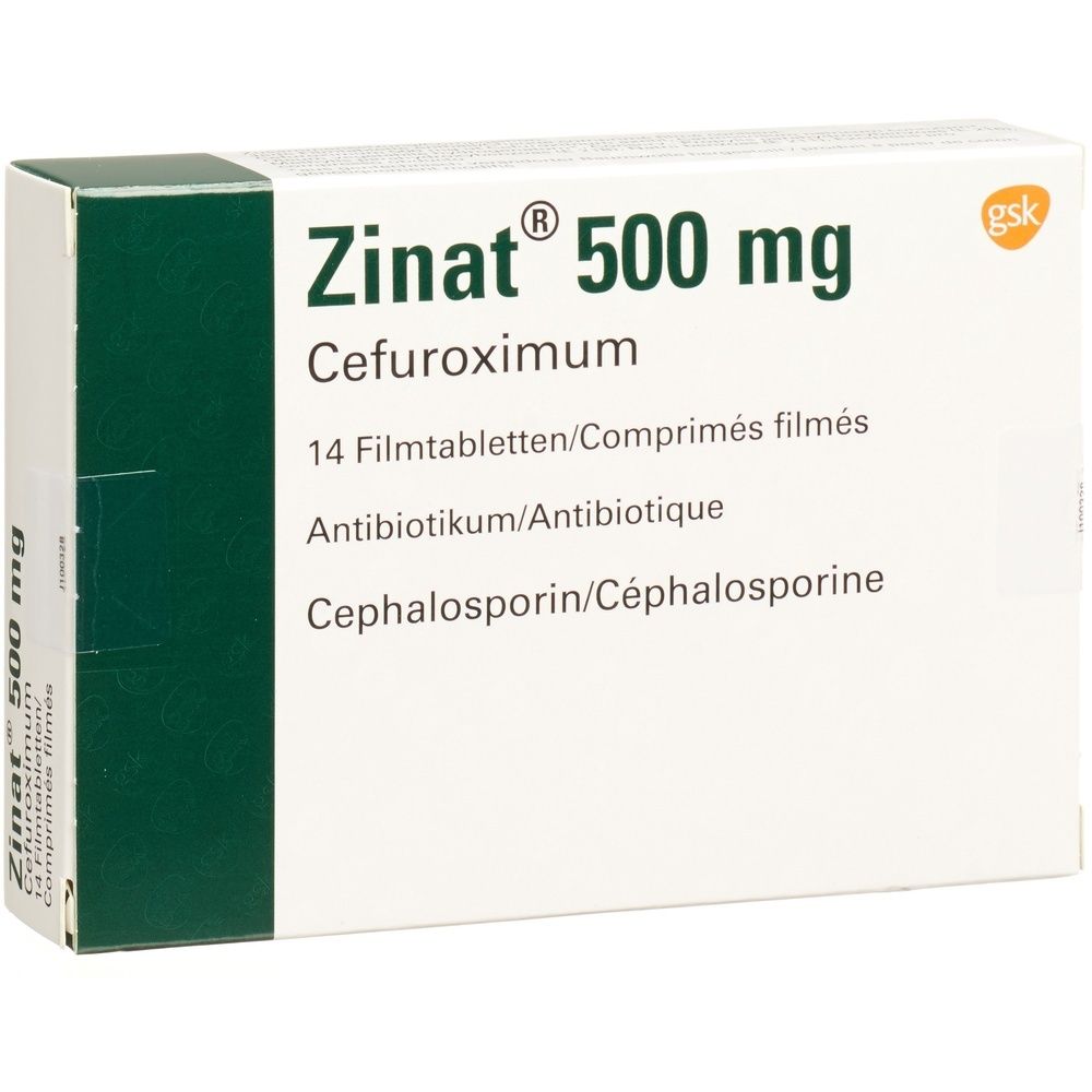 ZINAT cpr film 500 mg 10 x 14 pce - Redcare Apotheke