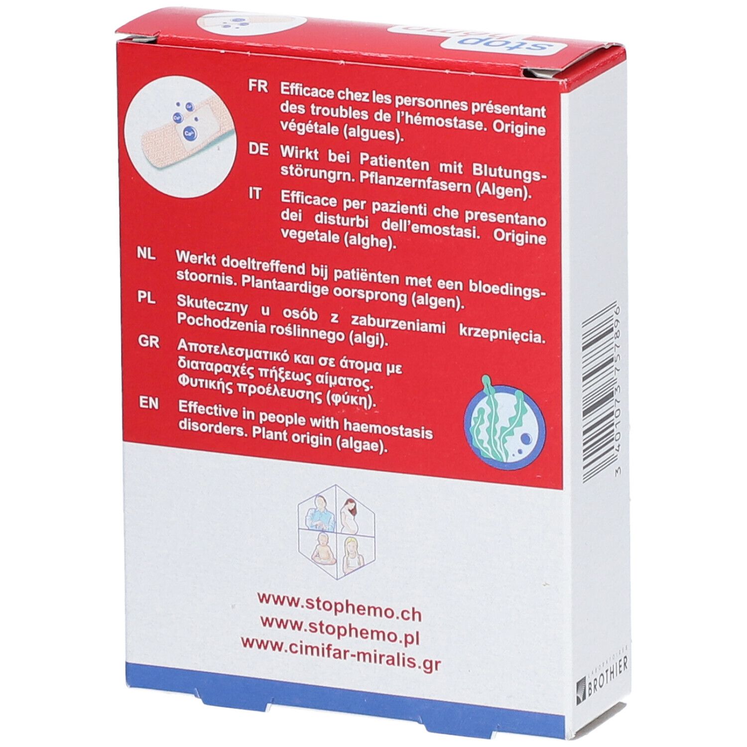 STOP HEMO Pansement hémostat stérile 12 pc(s) - Redcare Apotheke