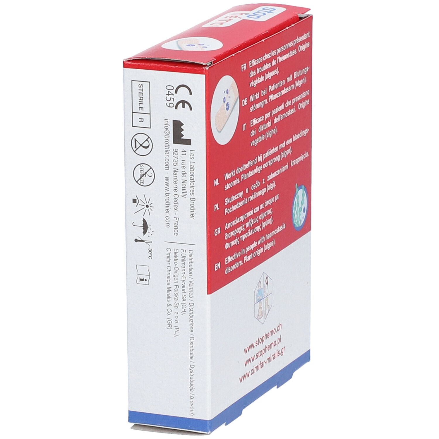 STOP HEMO Pansement hémostat stérile 12 pc(s) - Redcare Apotheke