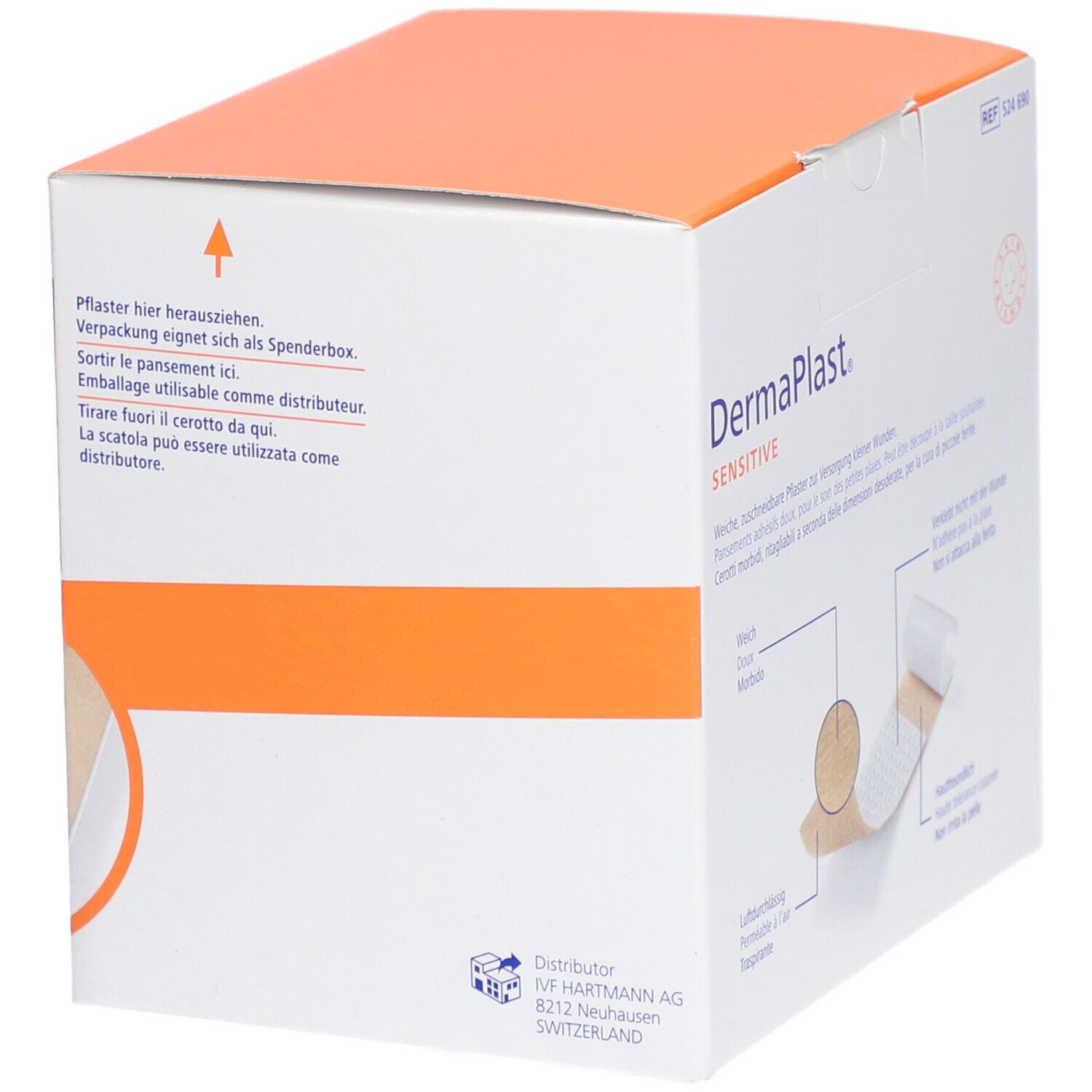HARTMANN Dermaplast® Sensitivpflaster 8 cm x 5 m beige 1 St - Redcare ...