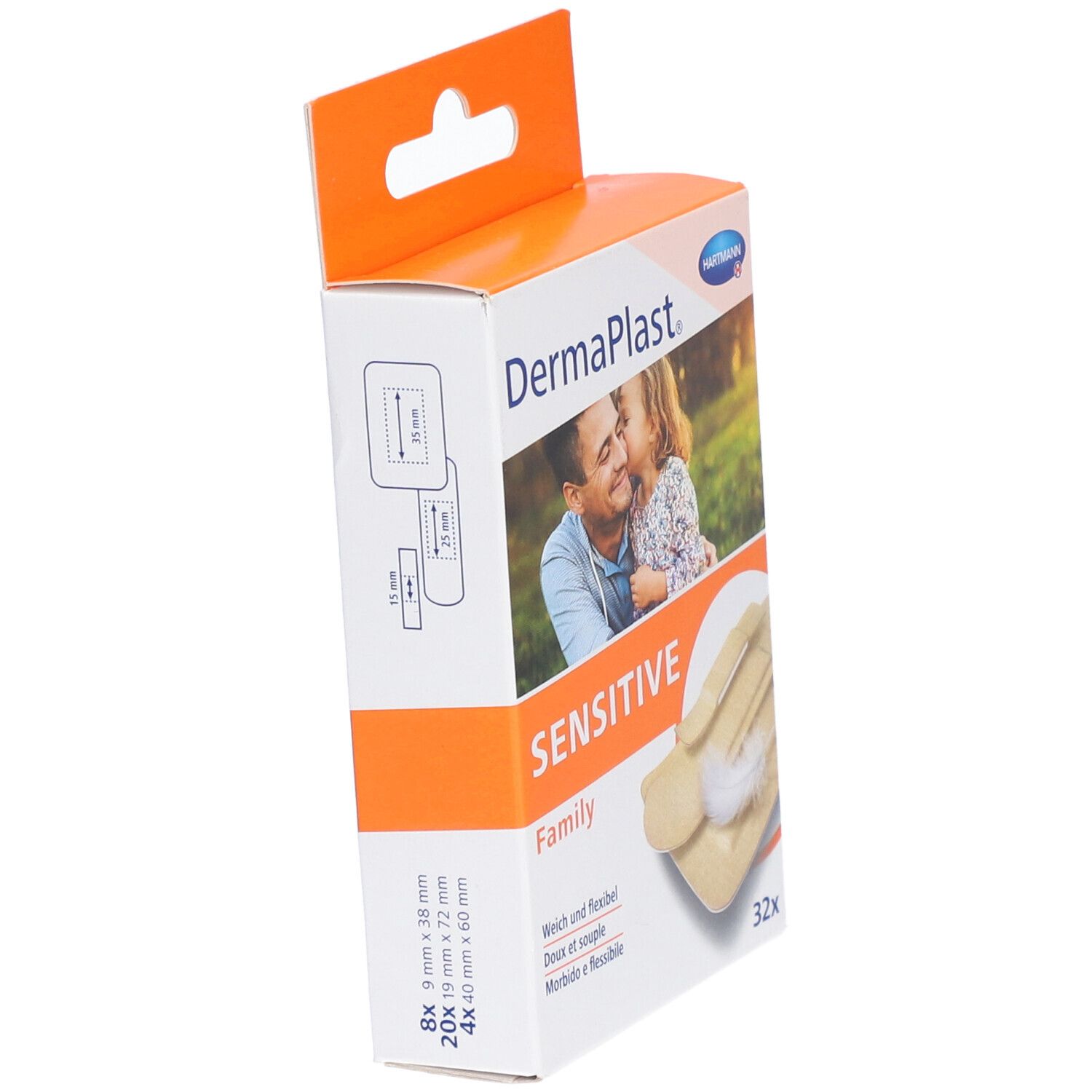 HARTMANN Dermaplast® Sensitive Family Pflastersortiment 32 St - Redcare Apotheke
