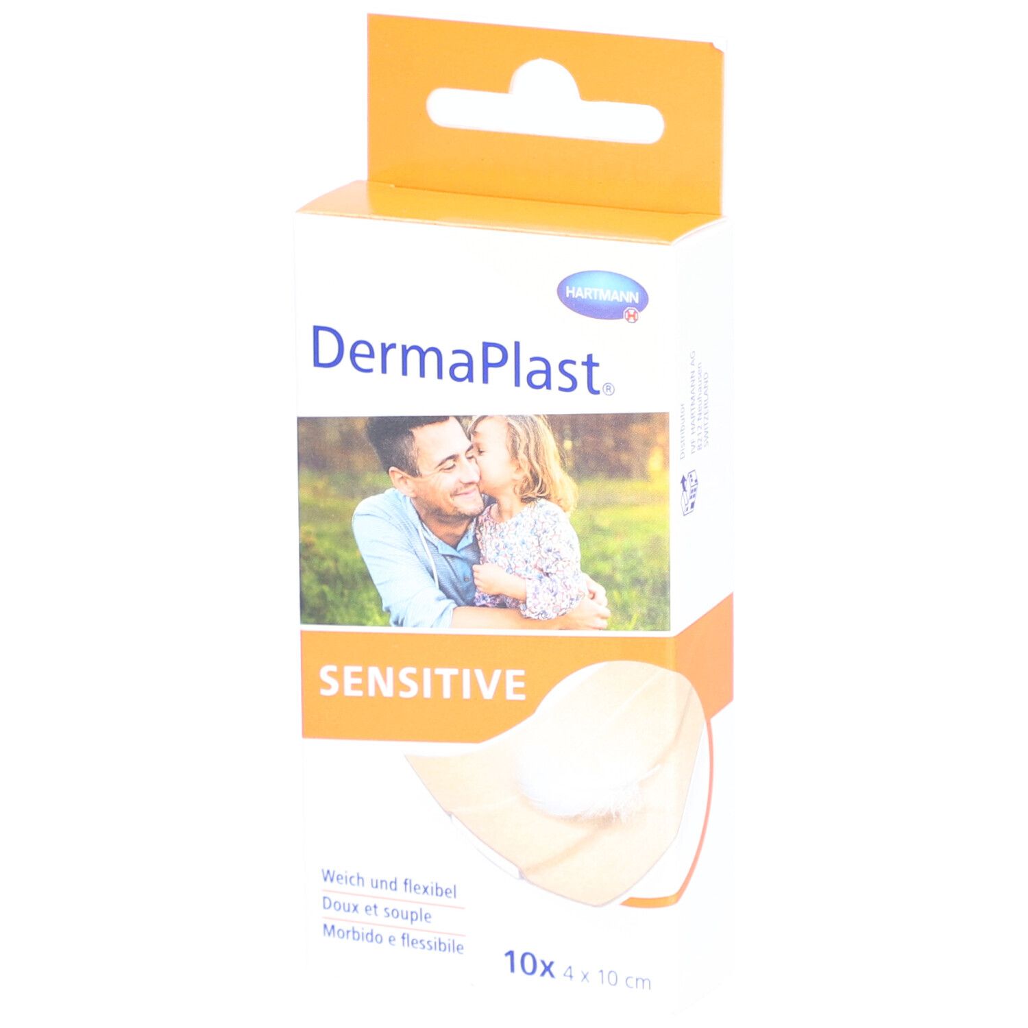 HARTMANN Dermaplast® Sensitivpflaster 4 cm x 10 cm beige 10 St ...