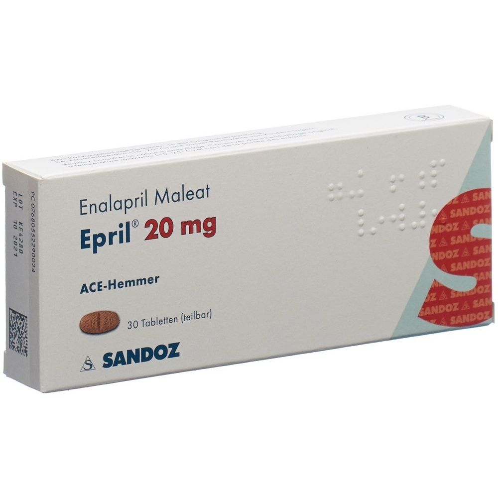 EPRIL Tabl 20 mg 30 Stk - Redcare Apotheke