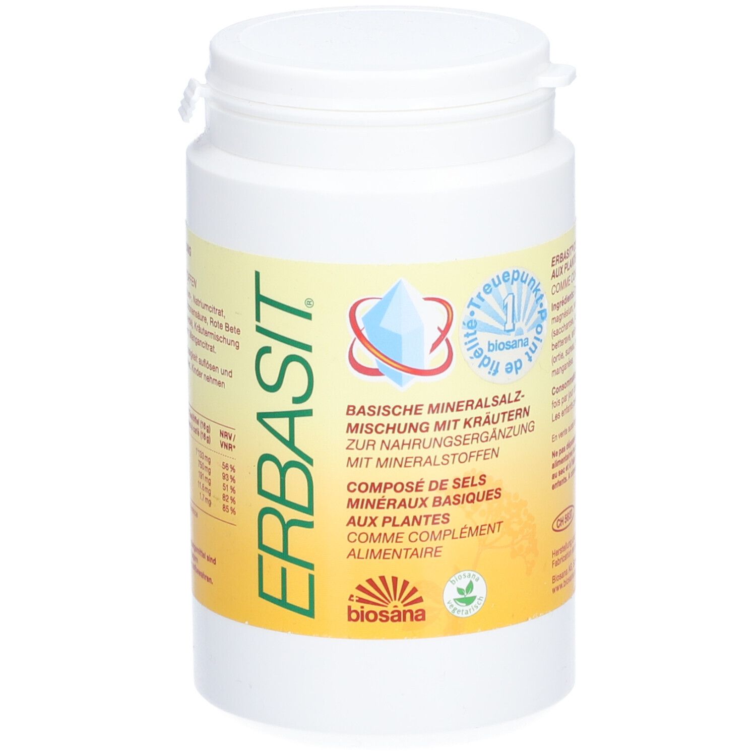 biosana ERBASIT® Kräuterbasische Mineralsalzverbindung 240 g - Redcare ...