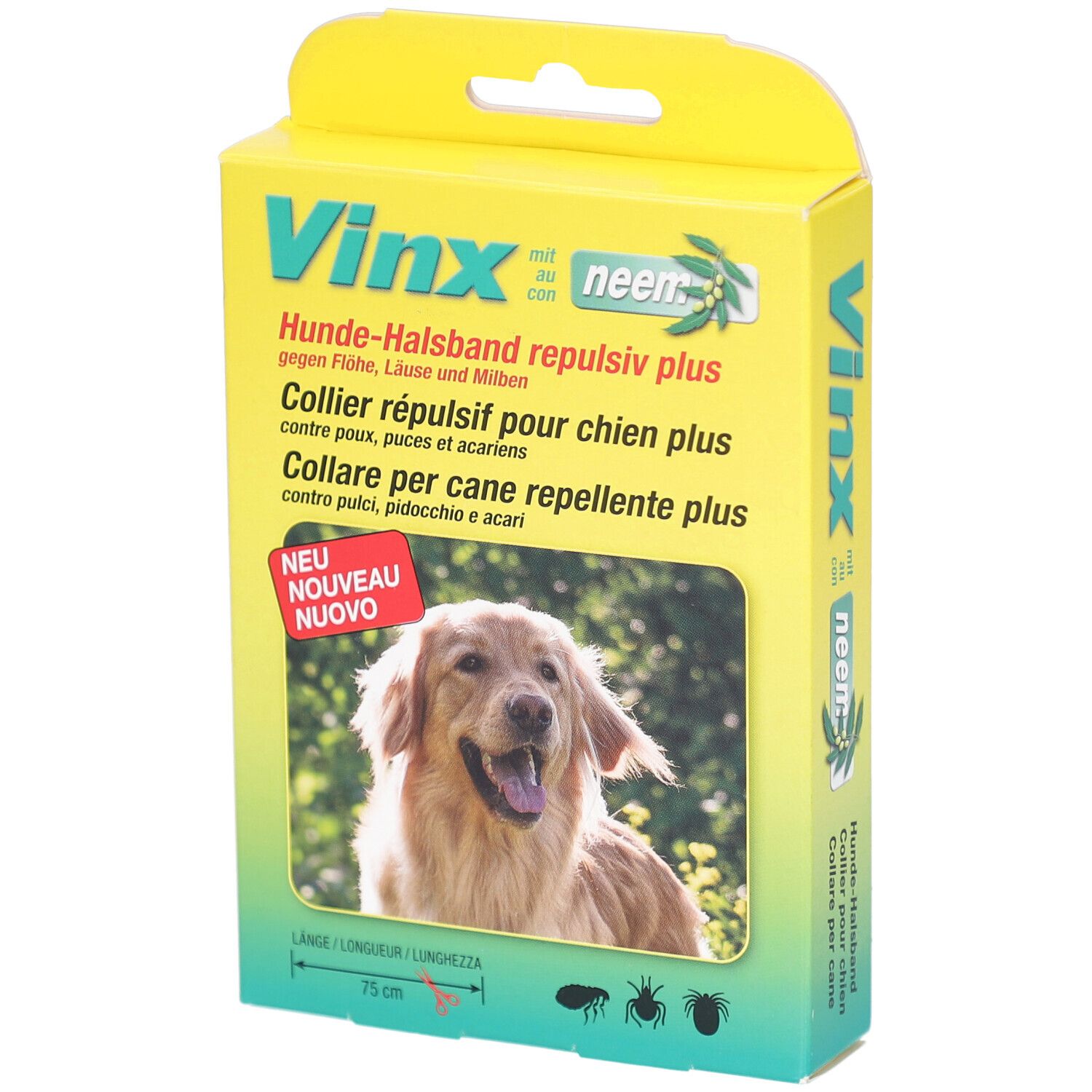 Vinx Neem Kräuter Halsband Hund grün 1 St - Redcare Apotheke