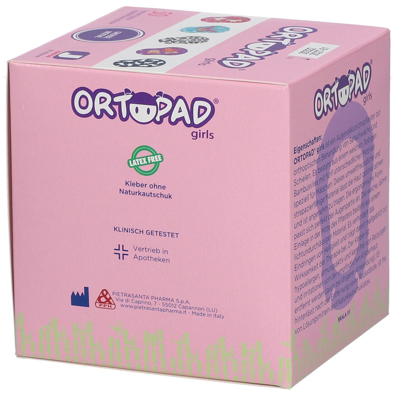 ORTHOPAD Okklusionspflaster Girls 50 St - Redcare Apotheke