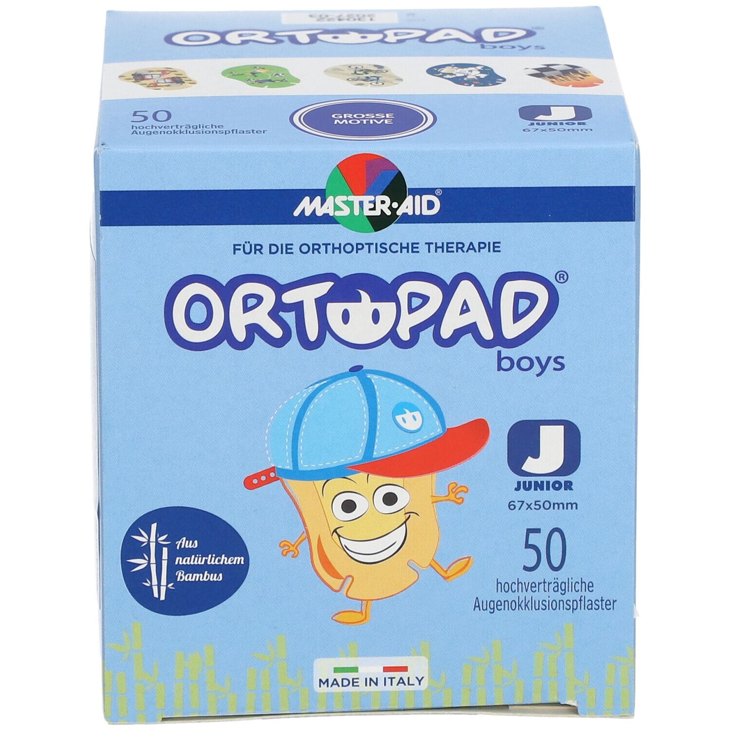 ORTHOPAD Okklusionspflaster Boys 50 St - Redcare Apotheke